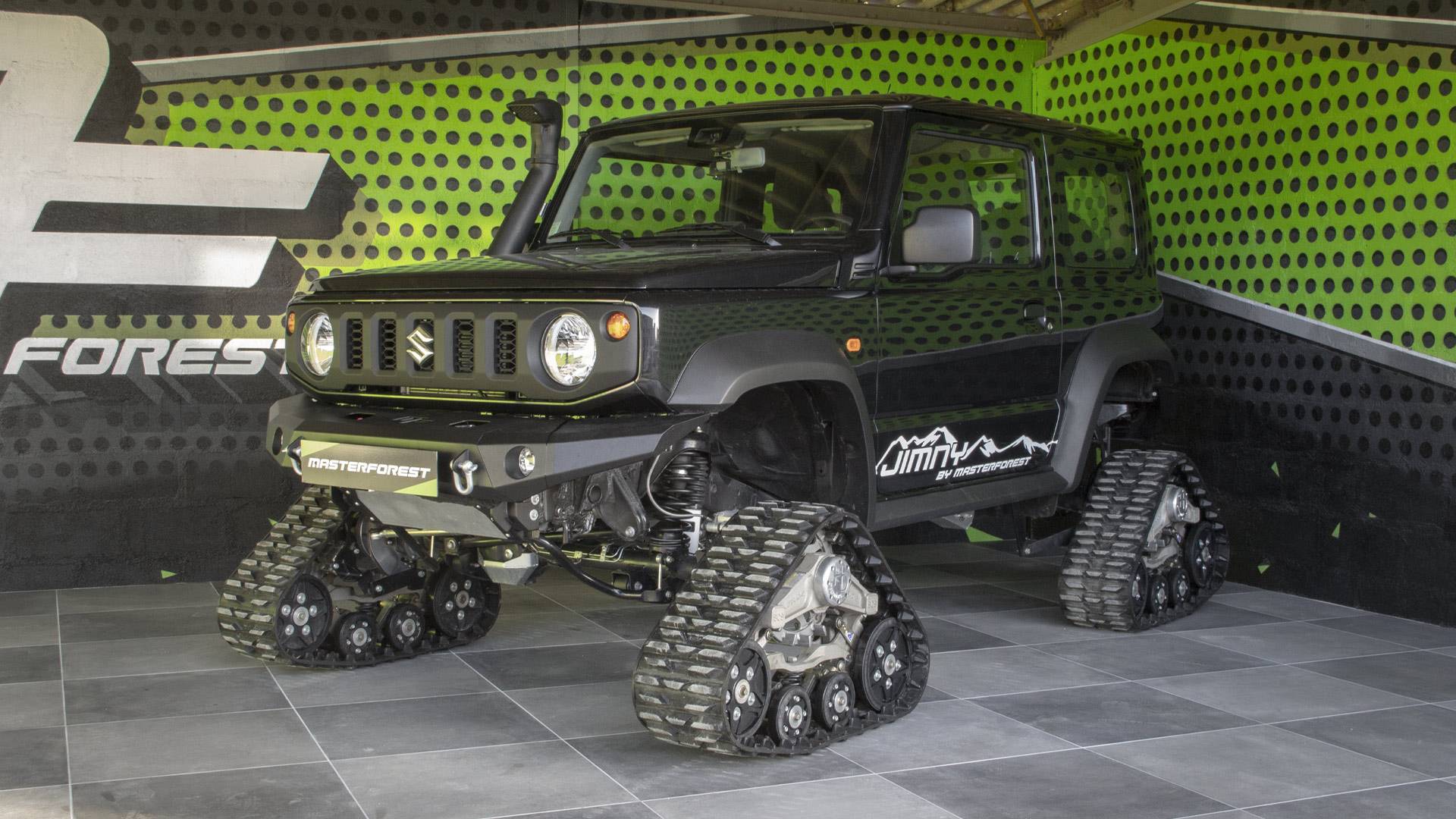 4x4 Suzuki Jimny MF Black Tracks - MASTERFOREST