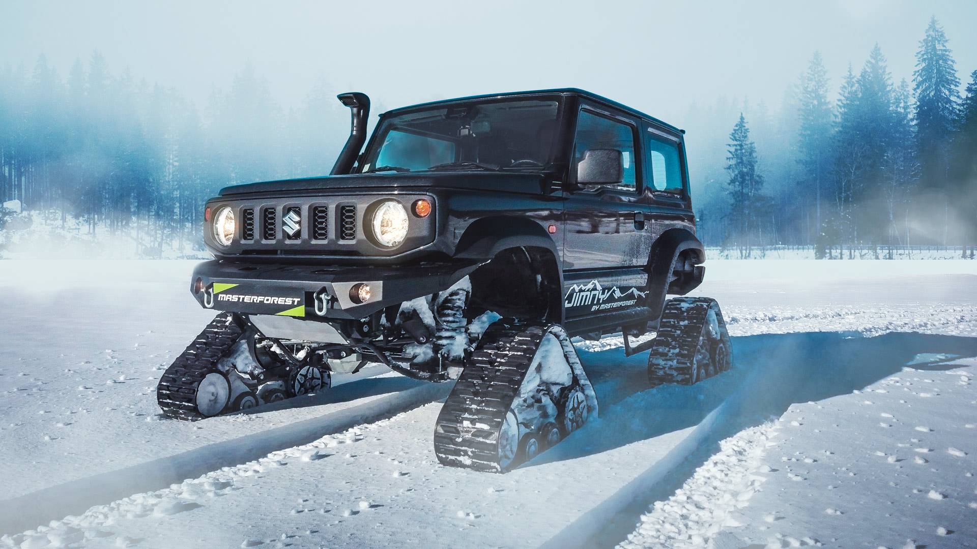 4x4 Suzuki Jimny MF Black Tracks - MASTERFOREST